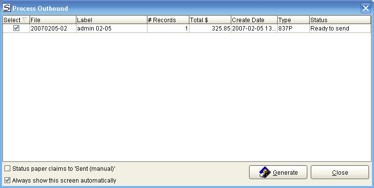 Outbound and Inbound Processing